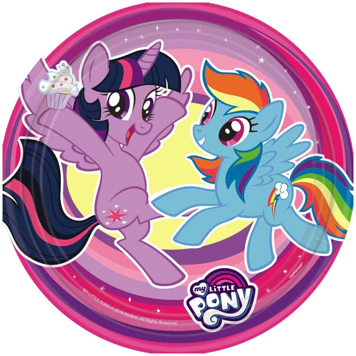 My Little Pony Round Paper Plate 8 Pack – Latifs