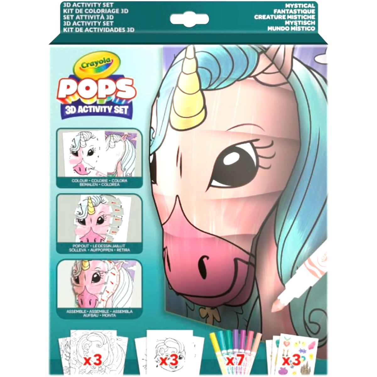 Crayola Pops Mystical 3D Activity Set – Latifs