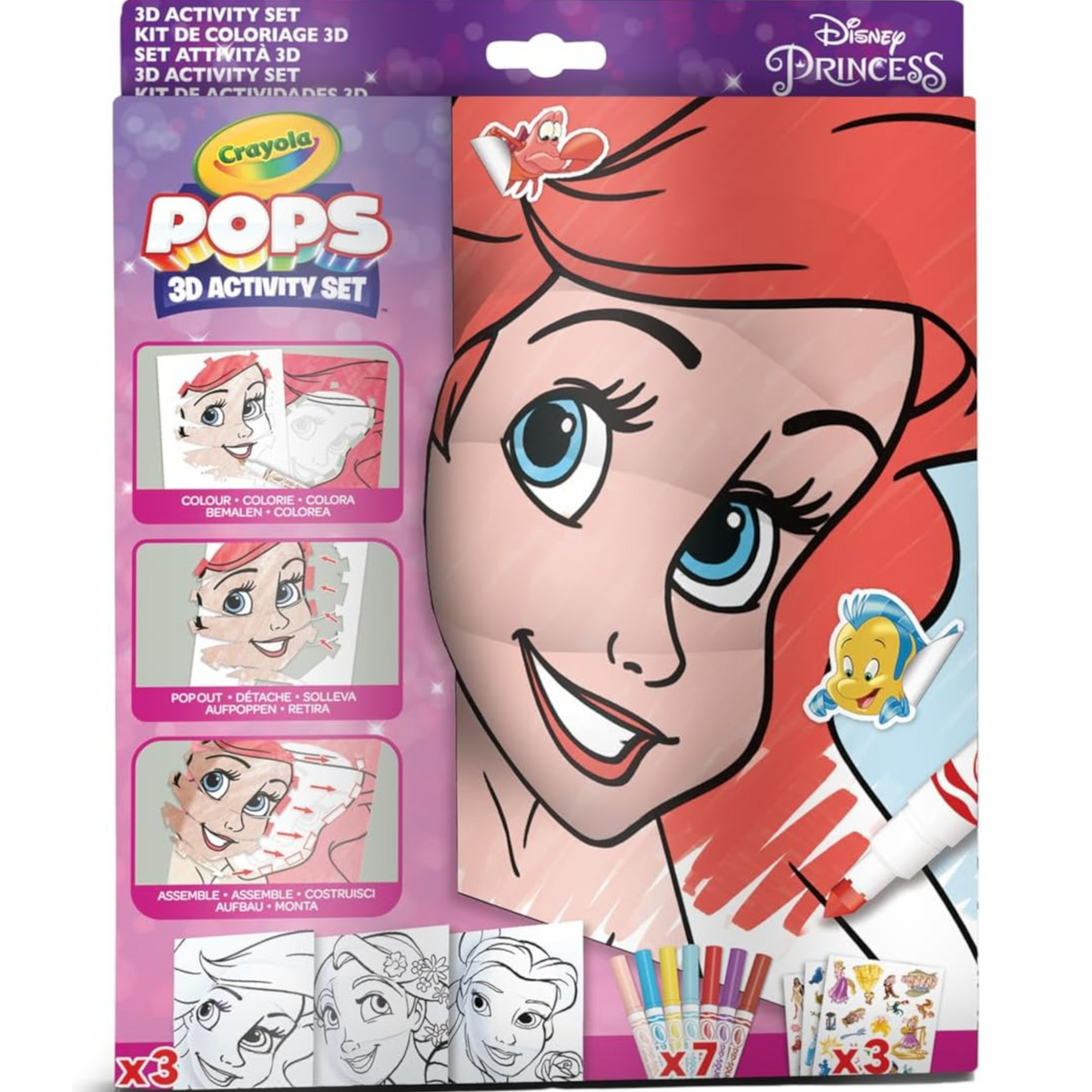 Crayola Pops Disney Princess 3D Activity Set – Latifs