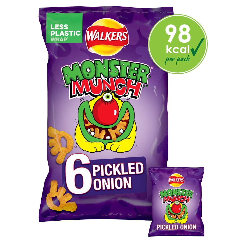 Walkers Monster Munch Pickled Onion 6 Pack – M. Latif & Sons