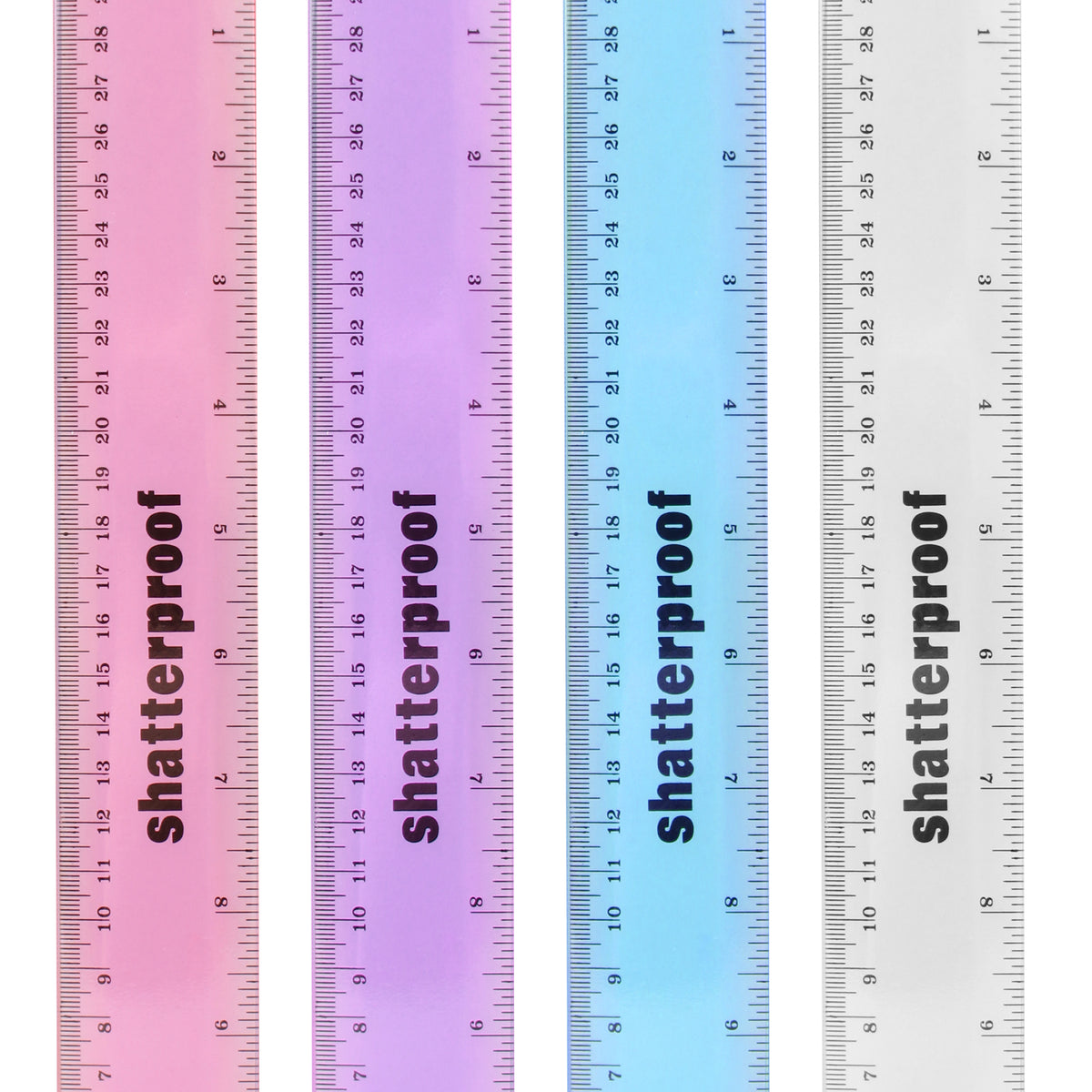 12" Shatterproof Ruler – Latifs