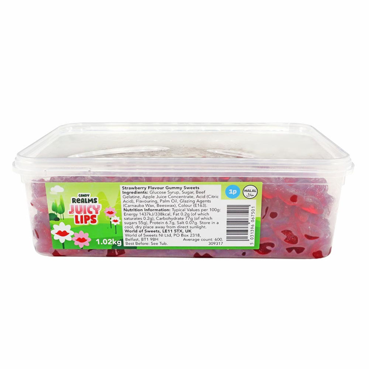 Candy Realms Juicy Lips 1.02kg - Halal – Latifs