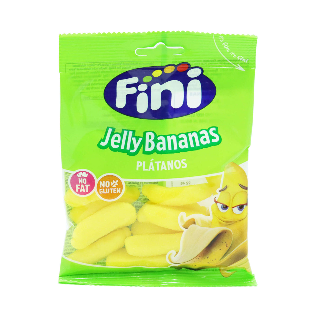 Fini Fizzy Banana Flavoured Jelly Pieces 75g – M. Latif & Sons